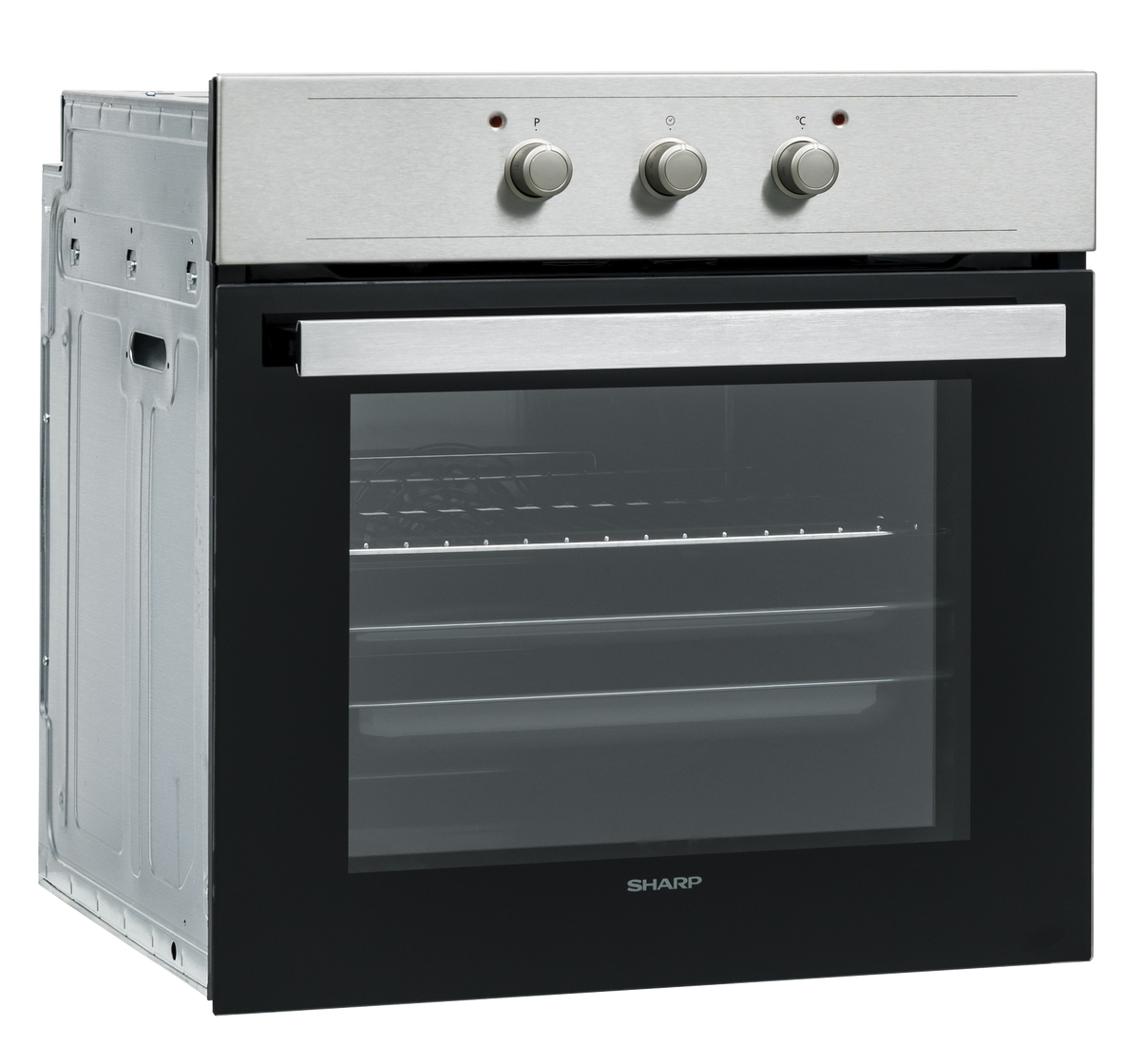 Sharp K-50M22IL2-EU Built-In 65lt. Standard Fan Assisted Oven, Inox