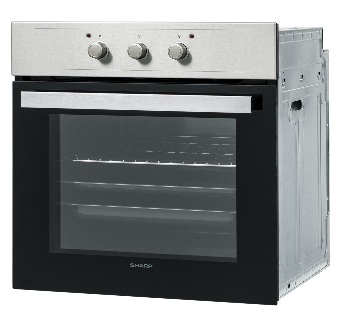 Sharp K-50M22IL2-EU Built-In 65lt. Standard Fan Assisted Oven, Inox