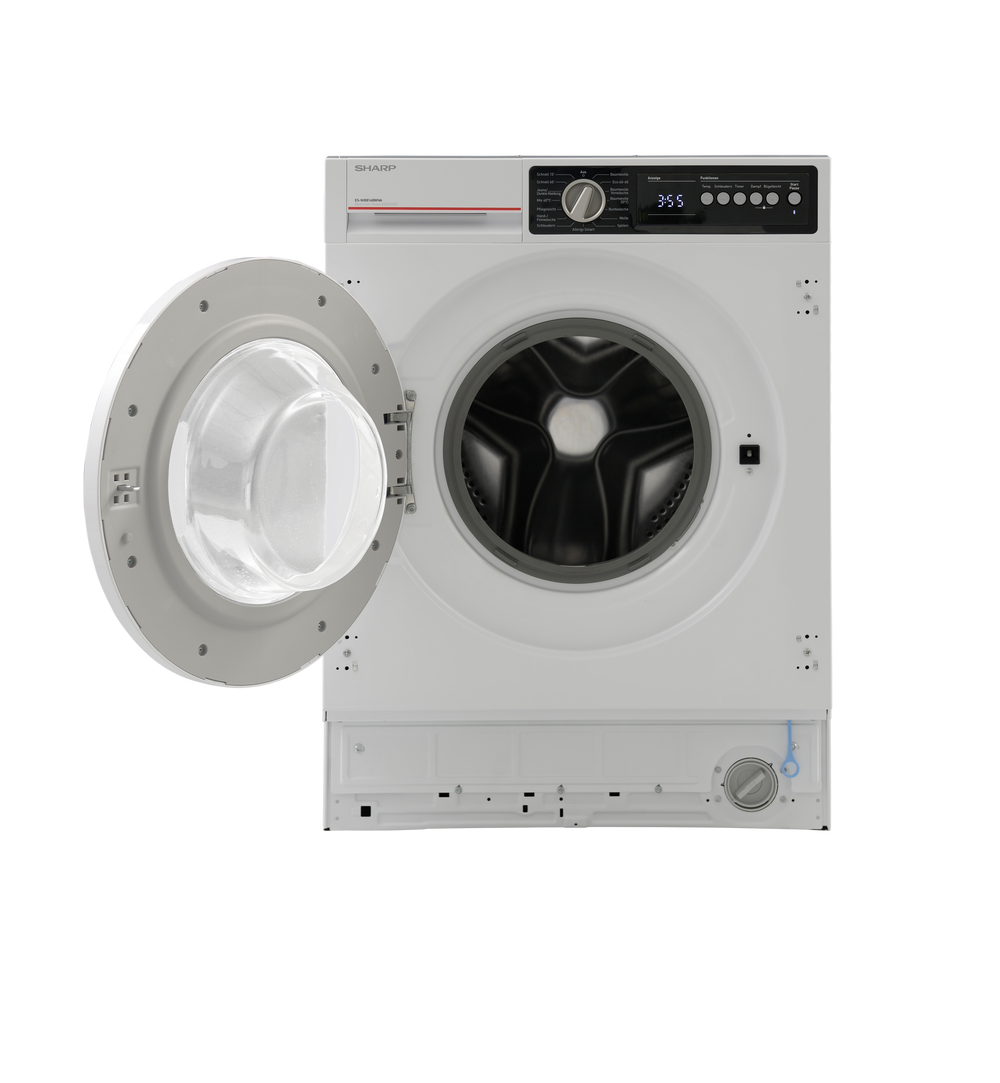 SHARP ES-NIB814BWNA-DE Integrated Washing Machine 8 kg 1400 RPM A Clas