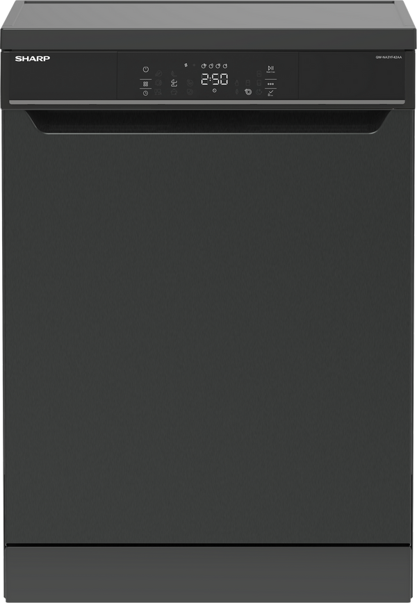SHARP QW-NA3YF42AA Pose libre Lave-vaisselle 60 cm 14 couverts 42 dB C